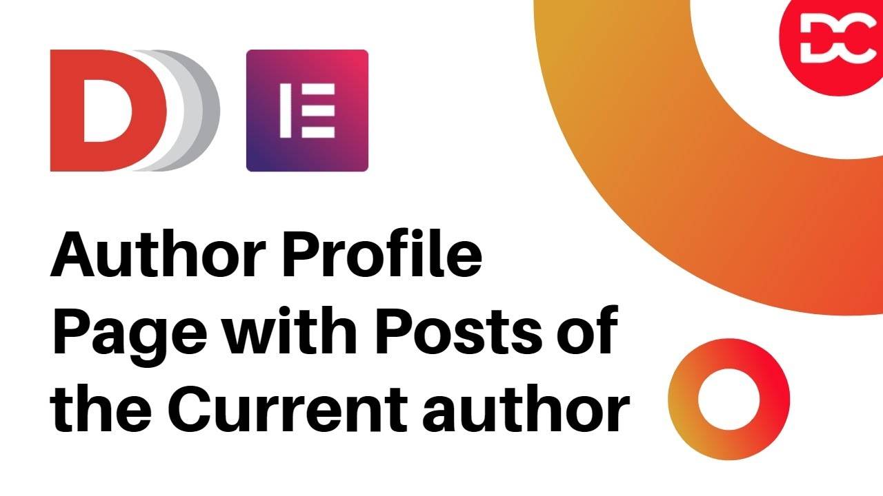 How To Show Profile Pages With Posts Of The Current Author Profile